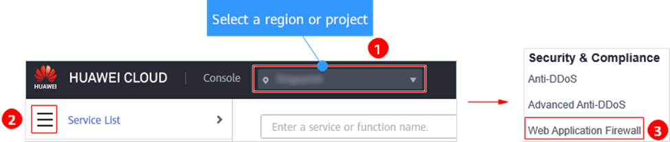 Guia sobre como usar o HWC WAF | Huawei Cloud