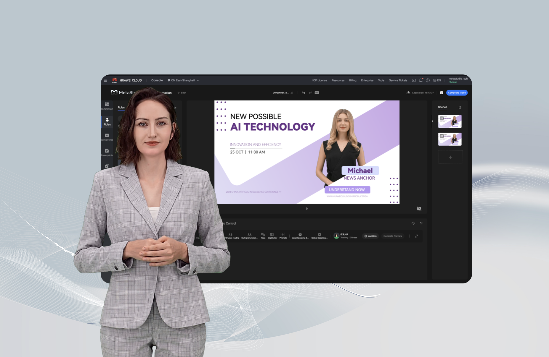 MetaStudio_Virtual Human Production Platform_Virtuall Human-HUAWEI CLOUD