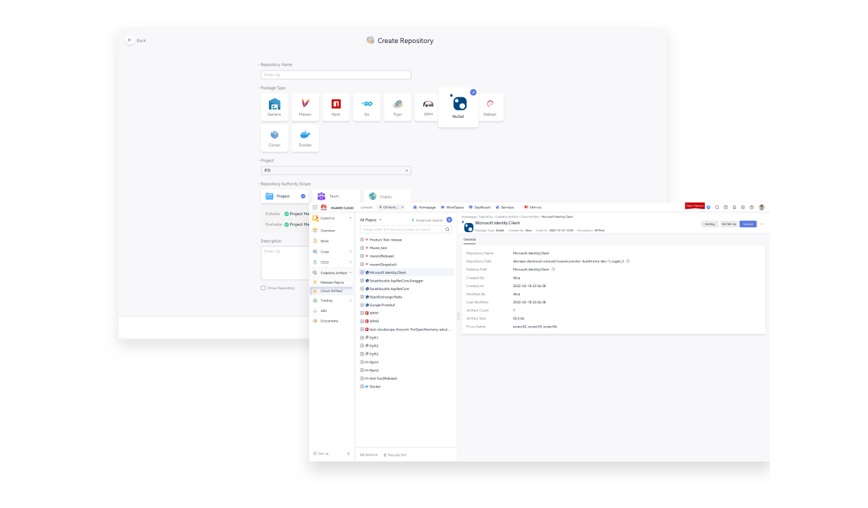 CodeArts Artifact – Software Repository-HUAWEI CLOUD