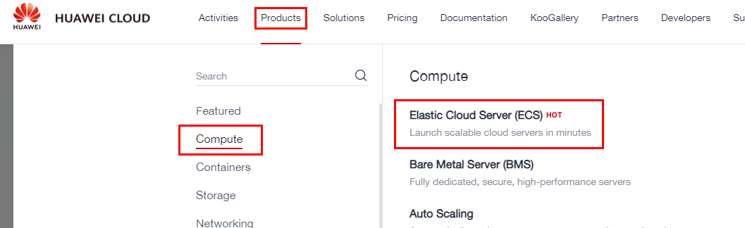 Purchase a Cloud Server-HUAWEI CLOUD